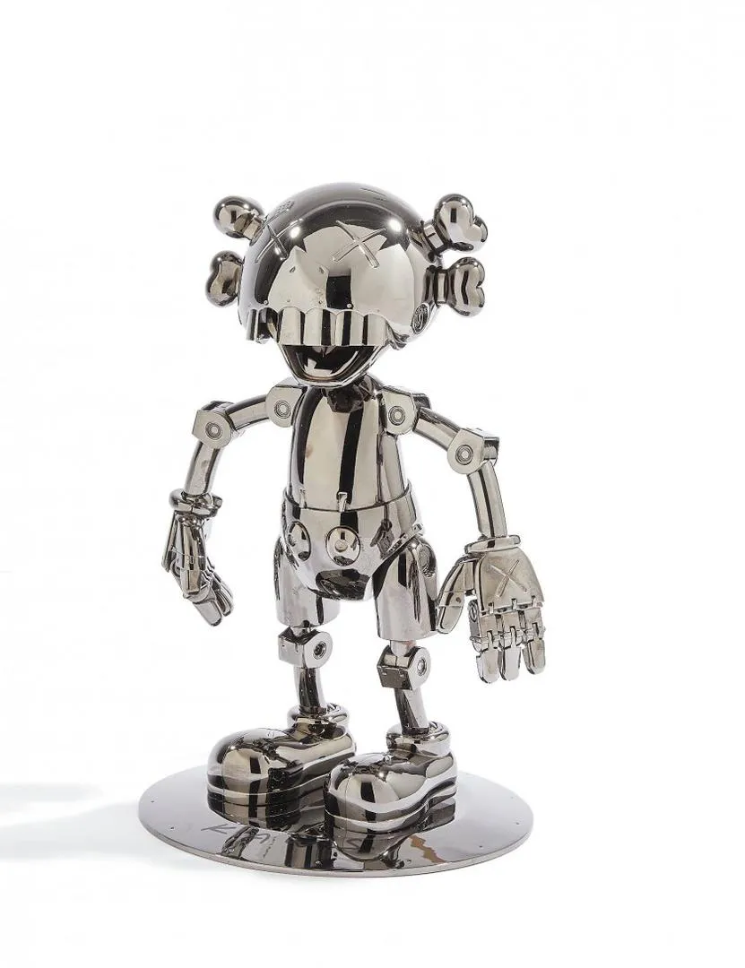 Kaws & Hijame Sorayama - No Future Companion (Black) | Widewalls