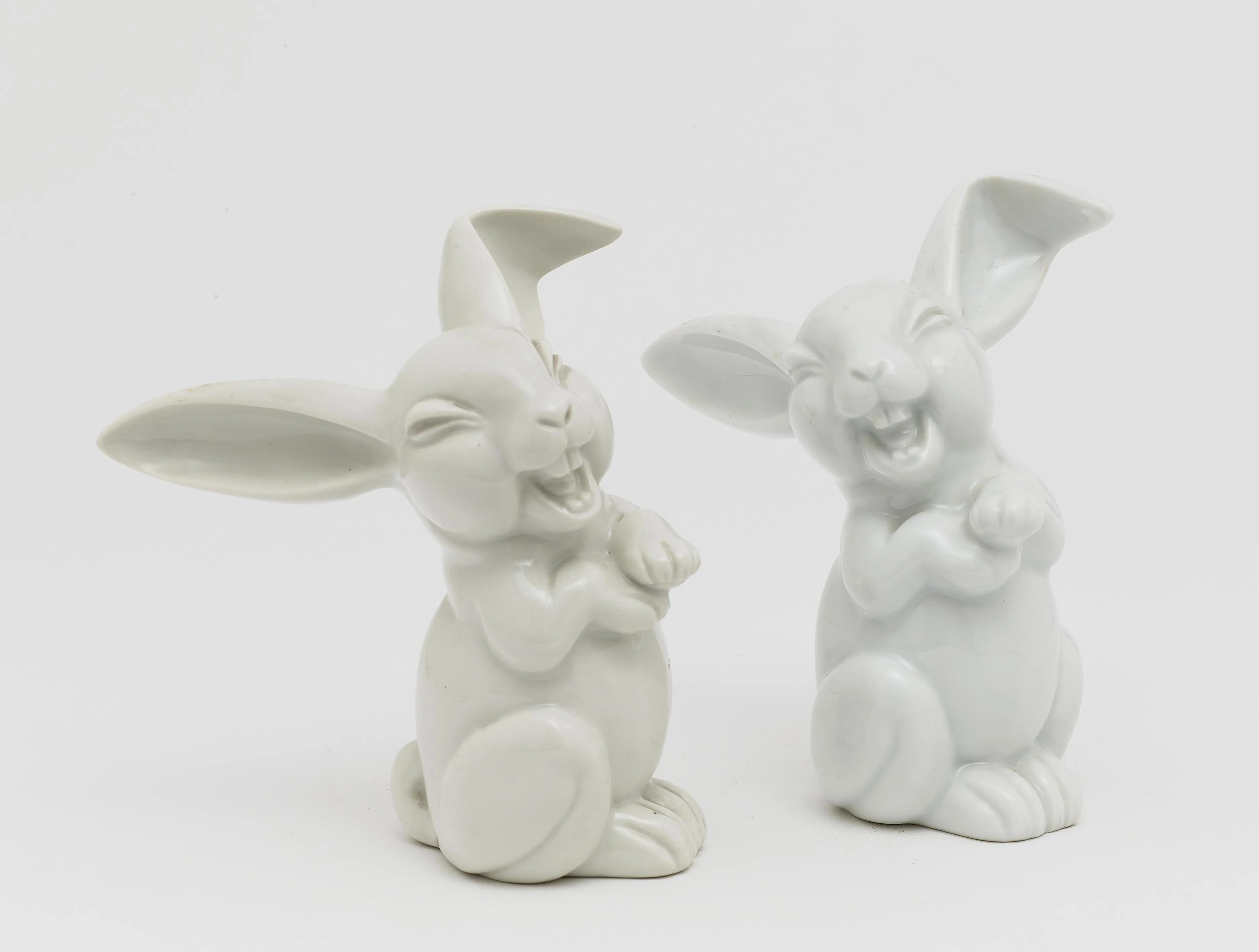 Two laughing rabbits | Widewalls