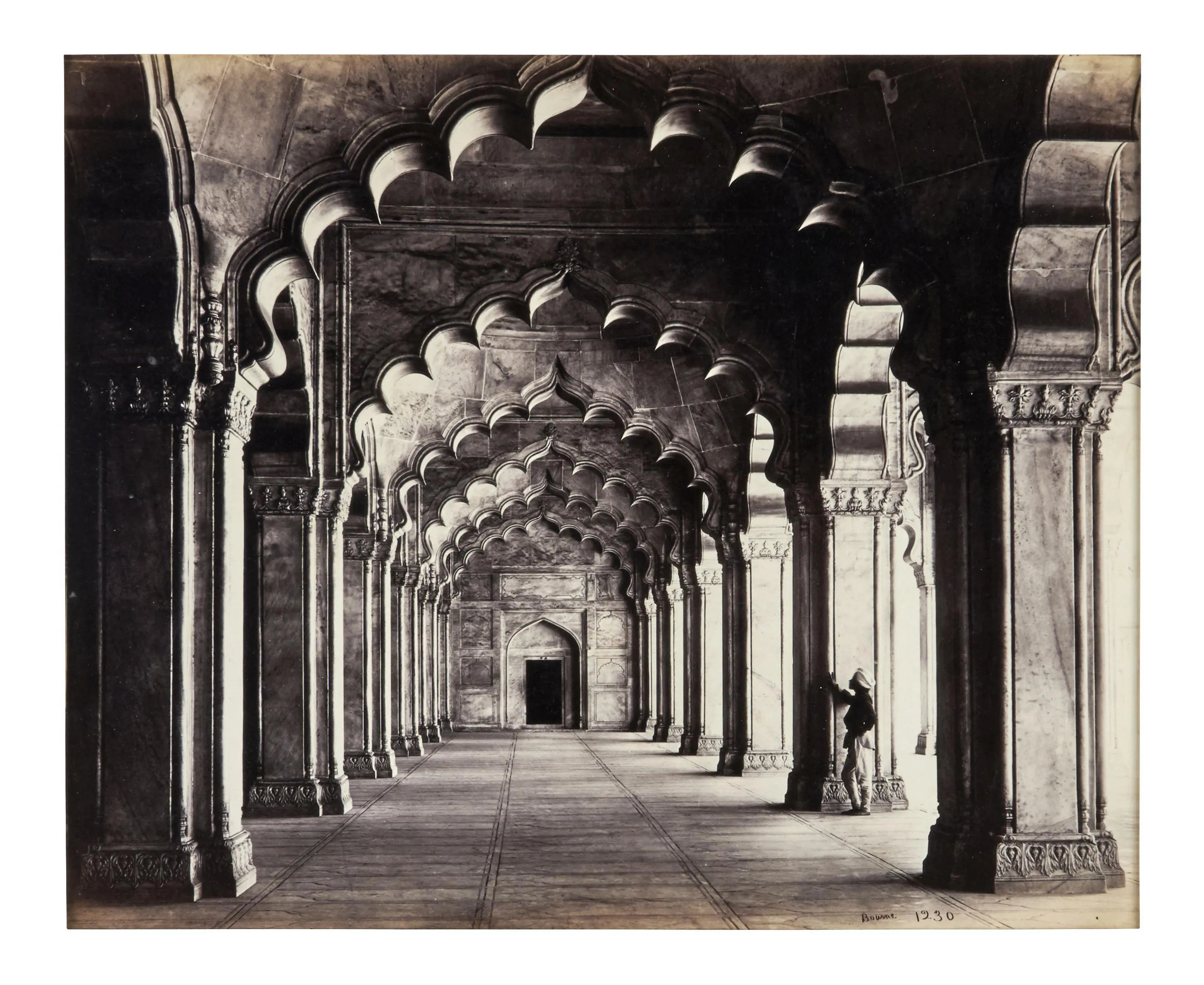 Samuel Bourne - Interior of the Jama Masjid mosque in Agra - India ...
