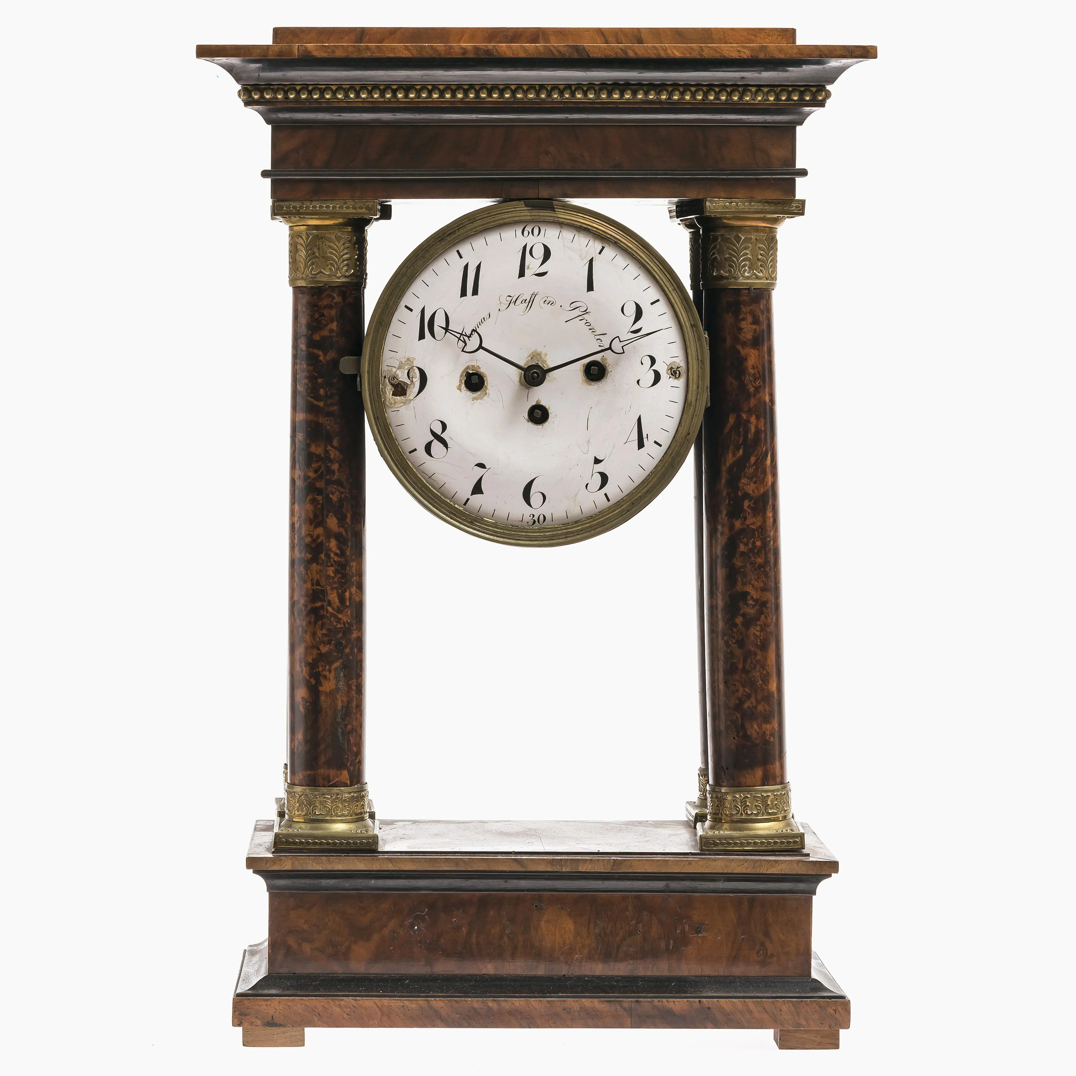 A portico clock | Widewalls