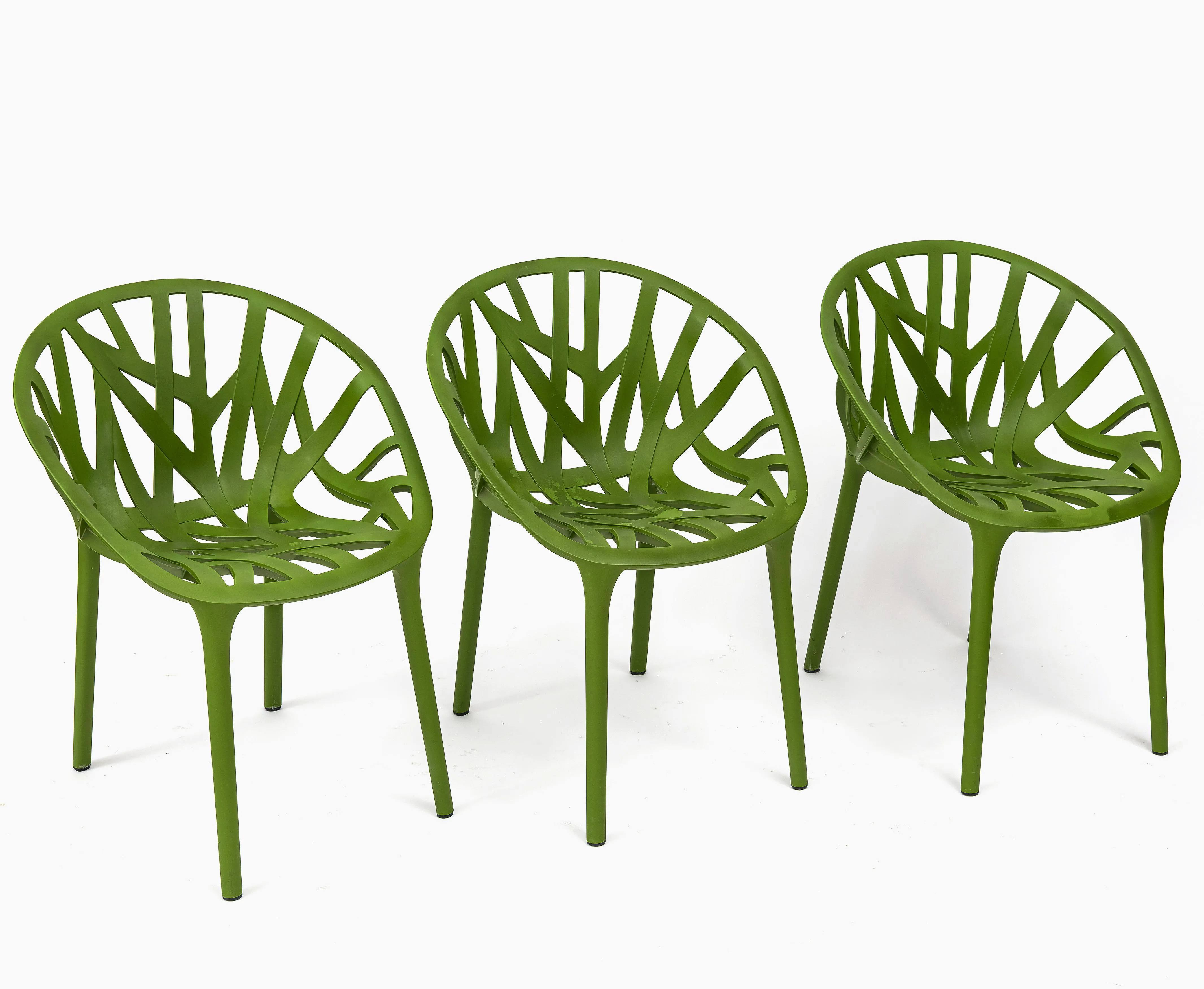 Three "Vegetal" garden chairs | Widewalls