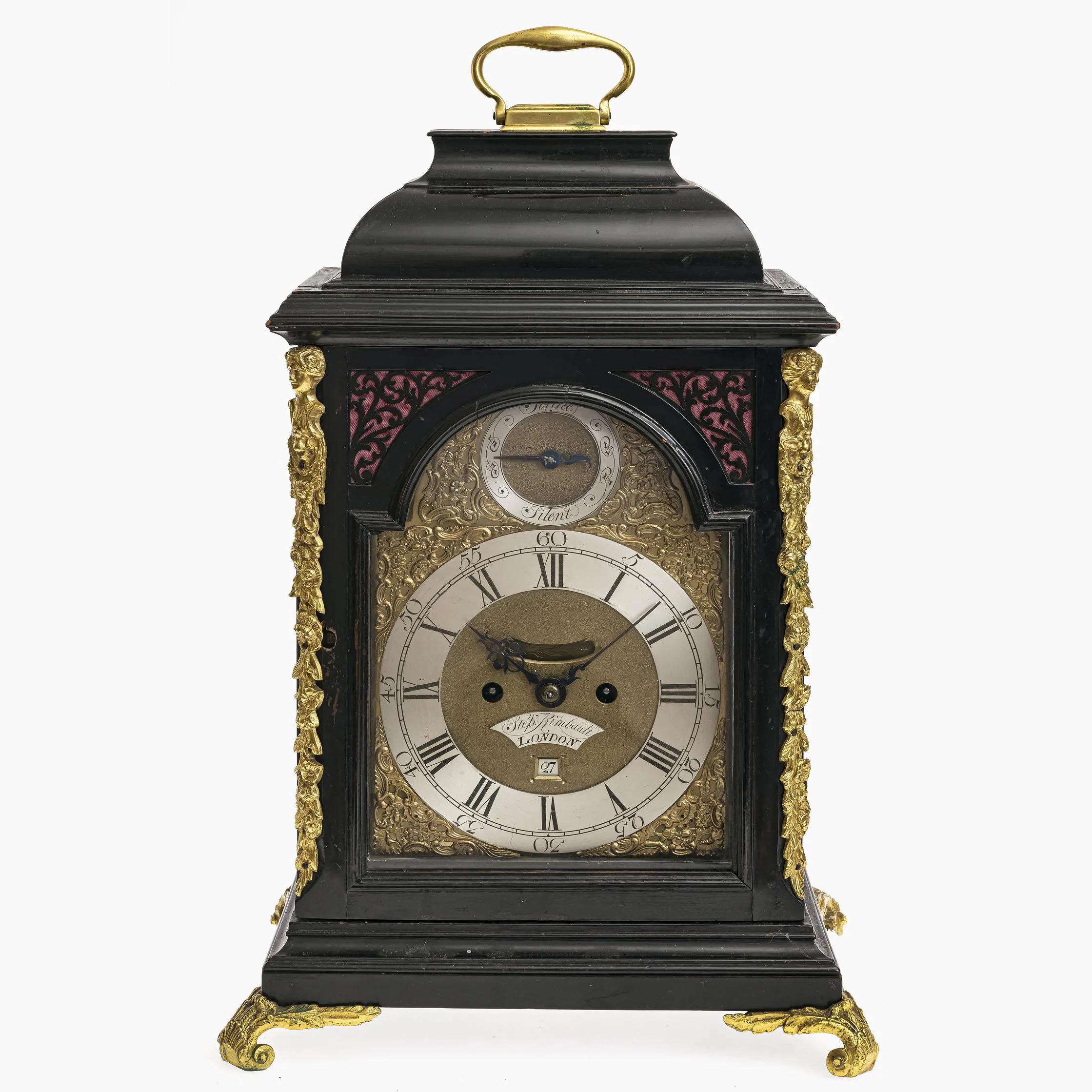 A Bracket Clock - London, 18th Century, John Stephen Rimbault | Widewalls