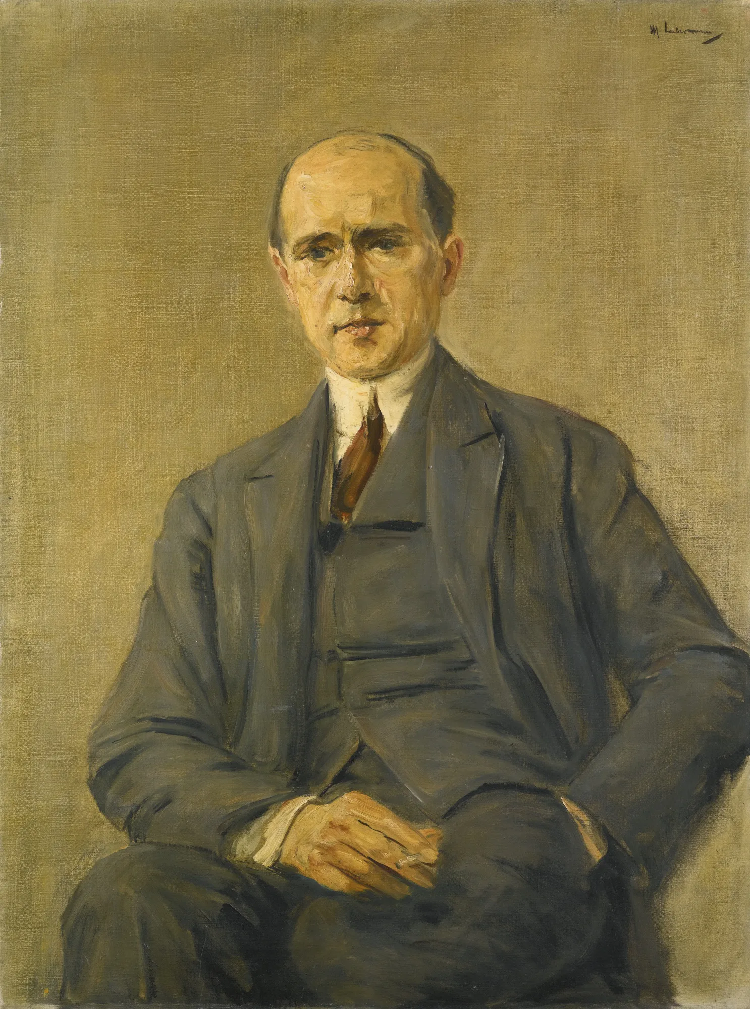 Bildnis Friedrich August Neubauer (Portrait Of Friedrich August ...