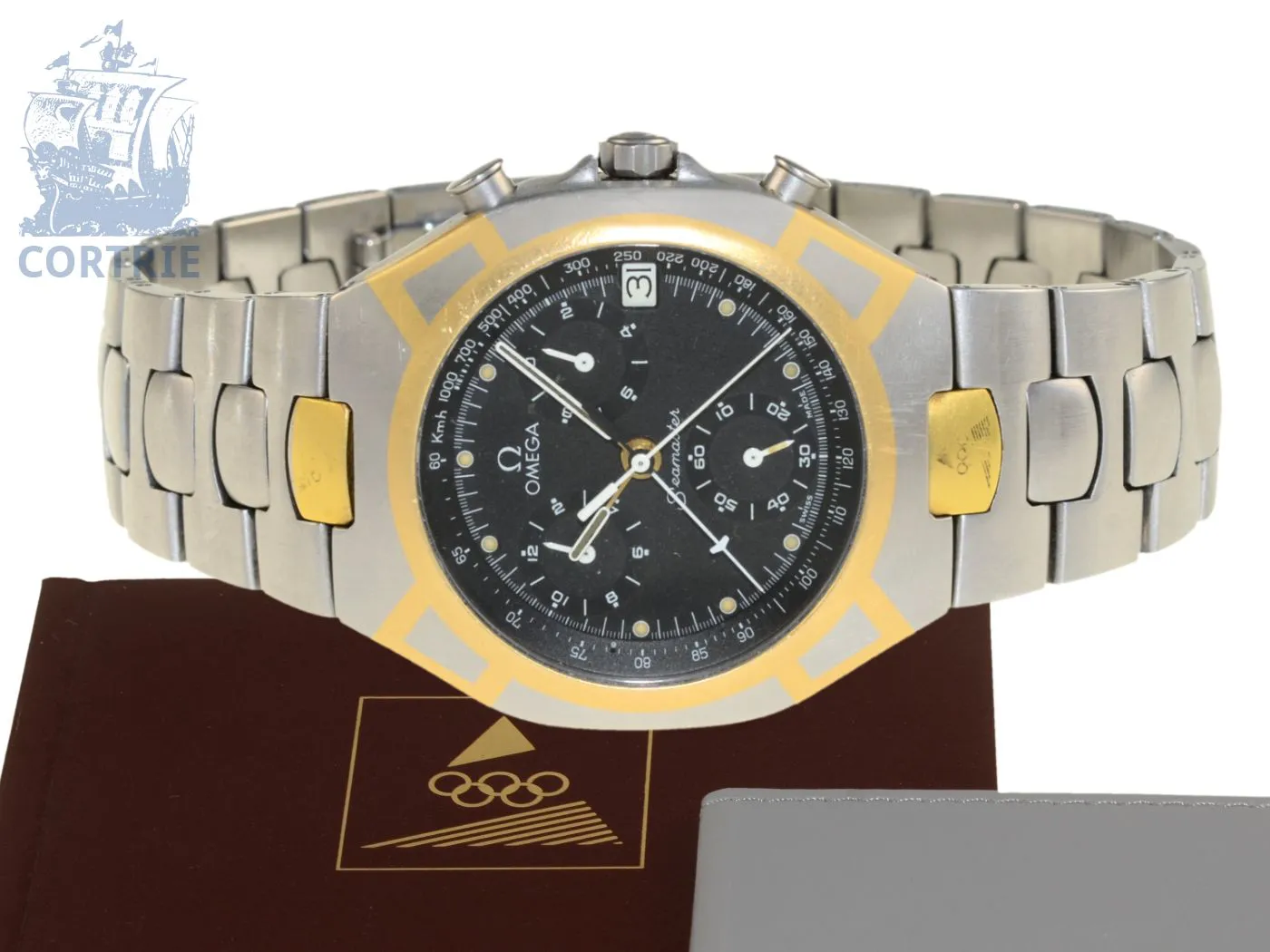 Wristwatch: limited Omega chronograph from 1992 "Thy Olympic watch ...