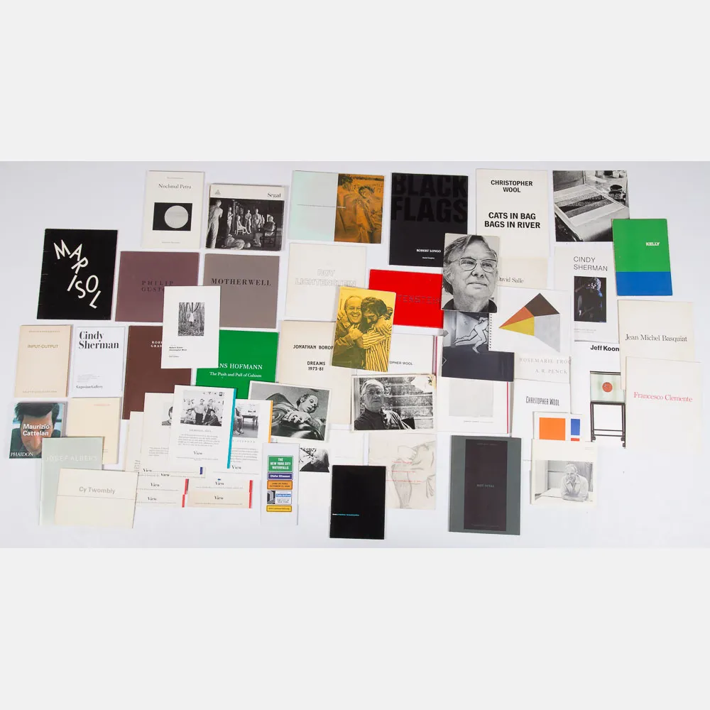 Martin Kippenberger, Sam Francis, Robert Motherwell, Roy Lichentenstein ...