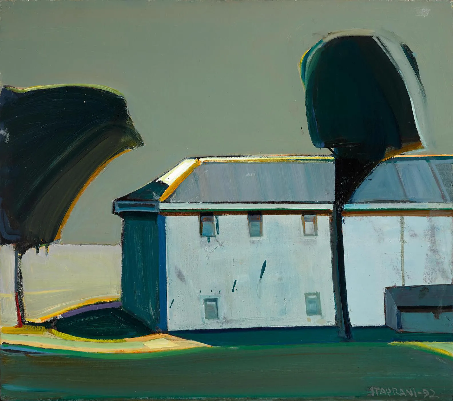 Landscape With The Encroaching Trees | Widewalls