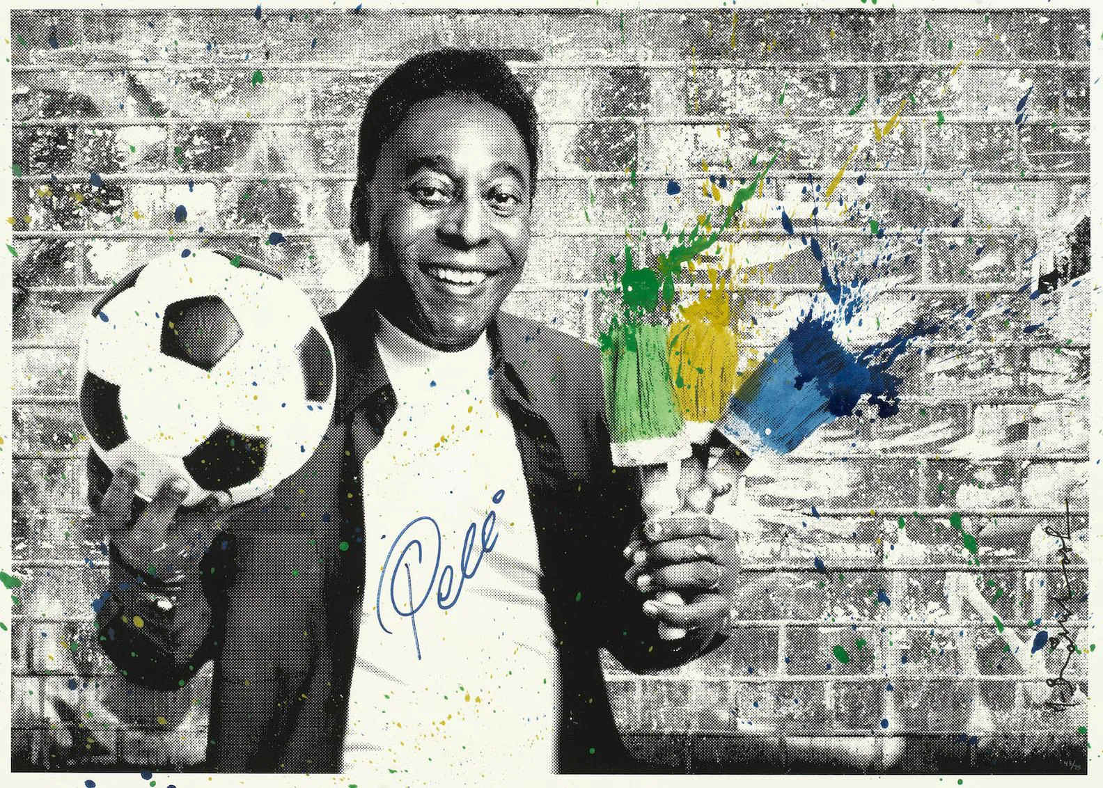 The King Pele - Portrait | Widewalls