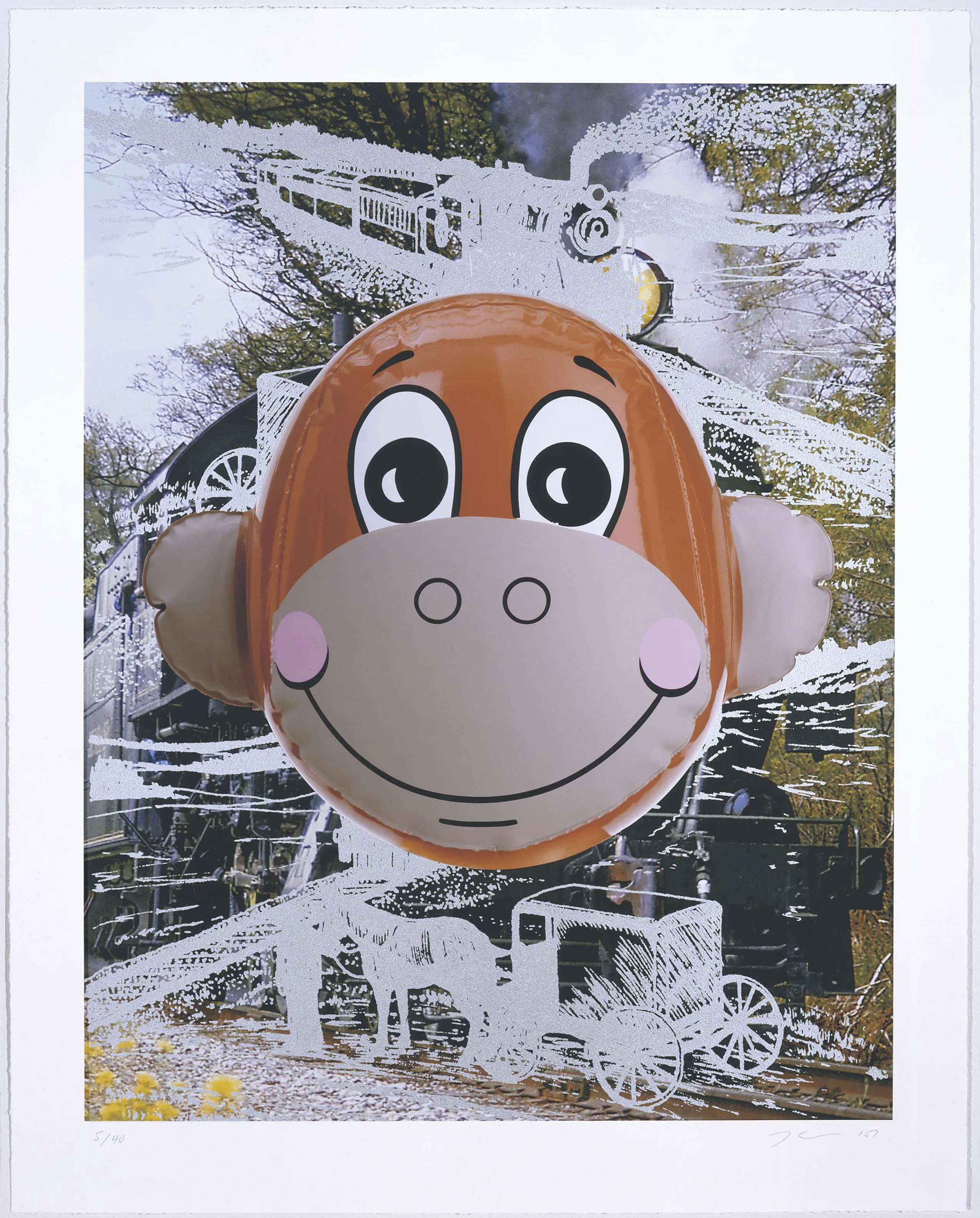 Monkey Train | Widewalls