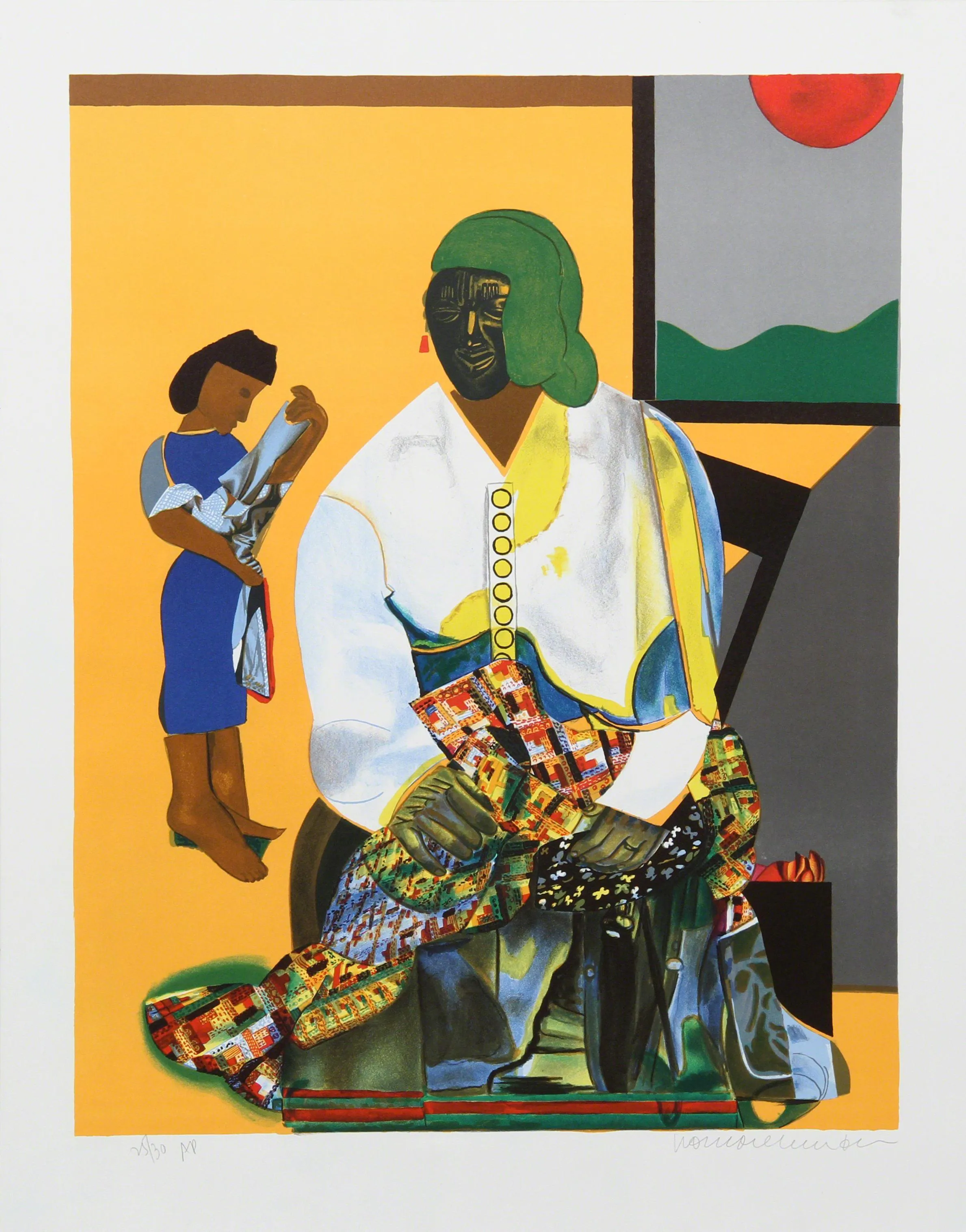 Romare Bearden Collage Civil Rights