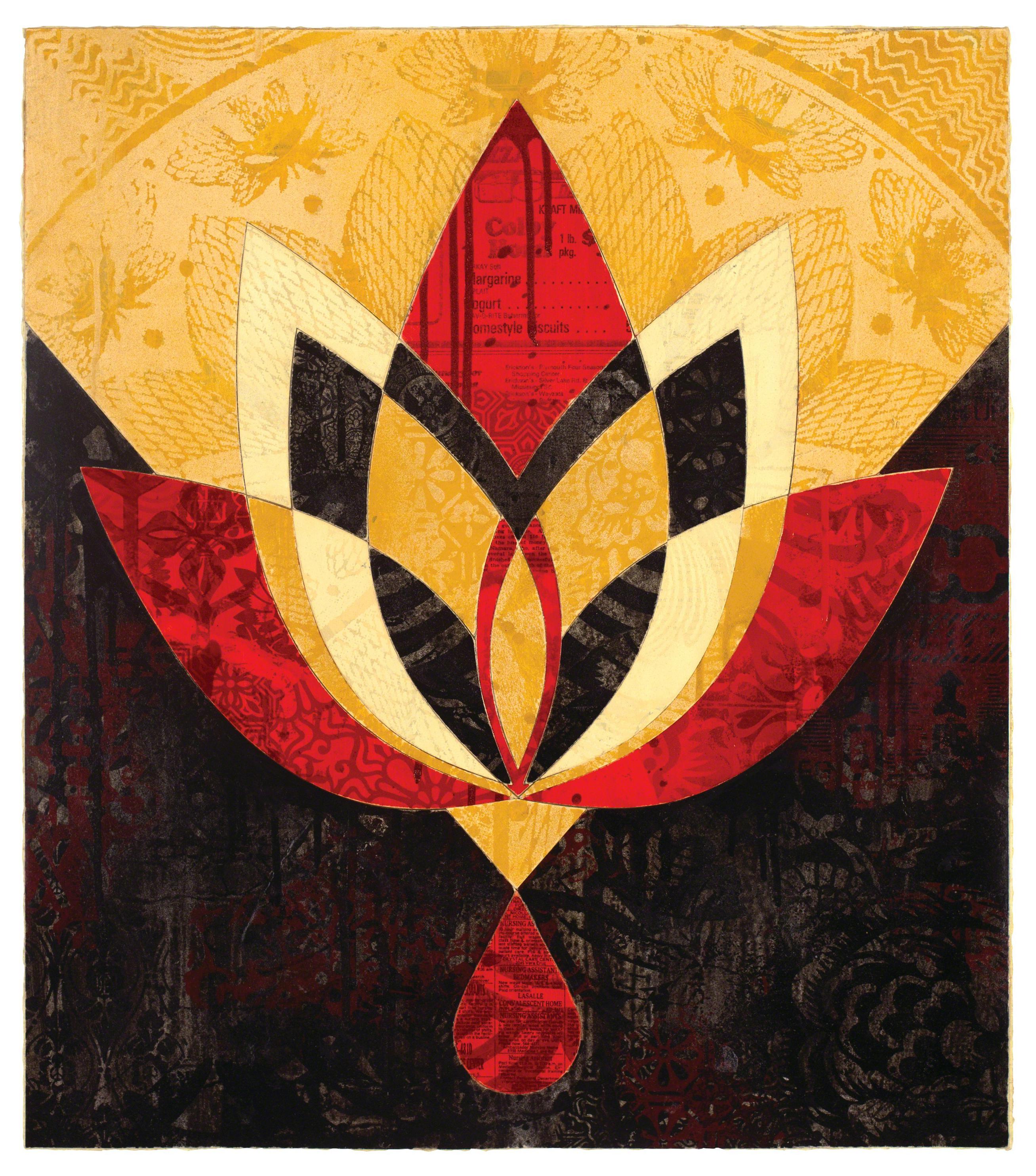 Shepard Fairey - Bleeding Lotus, Version 3 | Widewalls