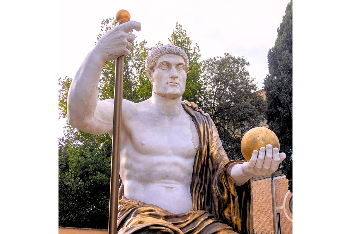 Rome Unveils Giant Replica Of Colossus Of Constantine The Great – SGEIZ